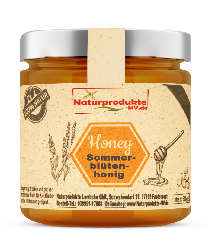 Sommerblütenhonig (500g) Herkunft Deutschland Honig Blütenhonig, 6,49