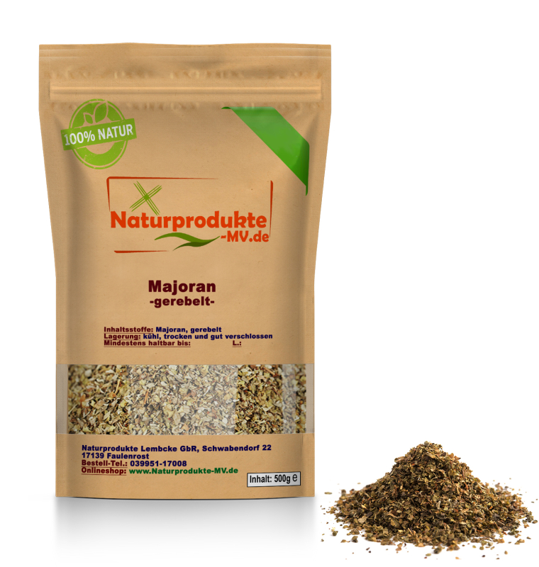 Majoran gerebelt grün, ägyptisch (500g), 4,95