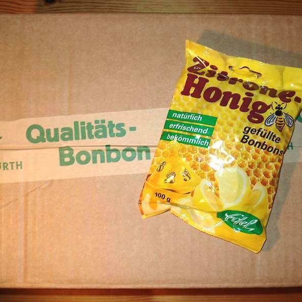 Zitrone Honig Bonbons (50Tütenx90g) Honigbonbons, 57,95