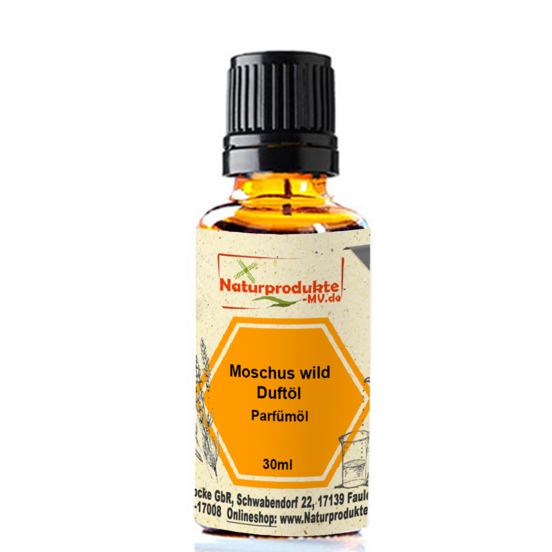 Moschus wild Duftöl Parfümöl Aromaöl 30 ml, 4,49